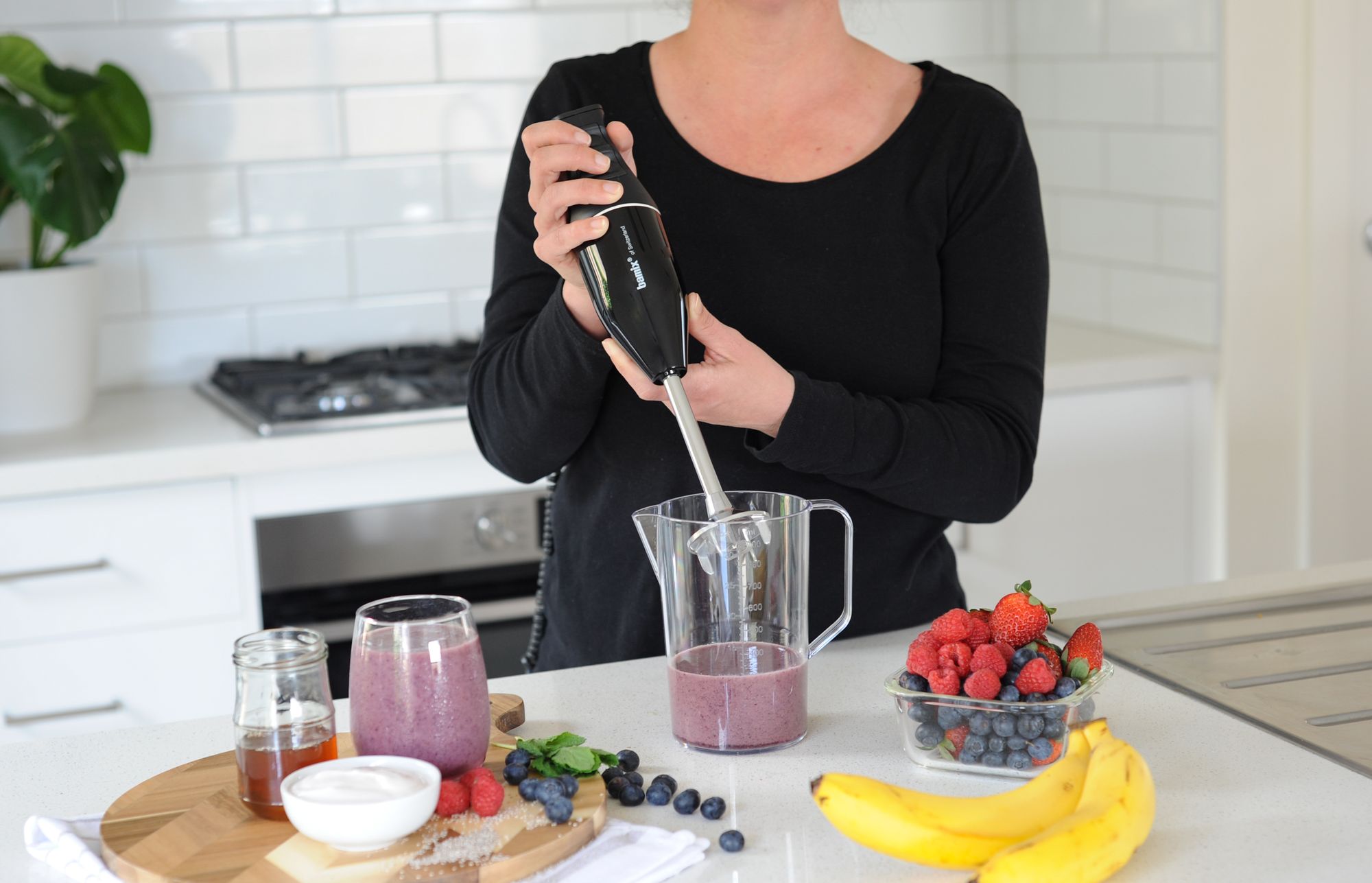 Bamix Classic Immersion Blender 140W Black