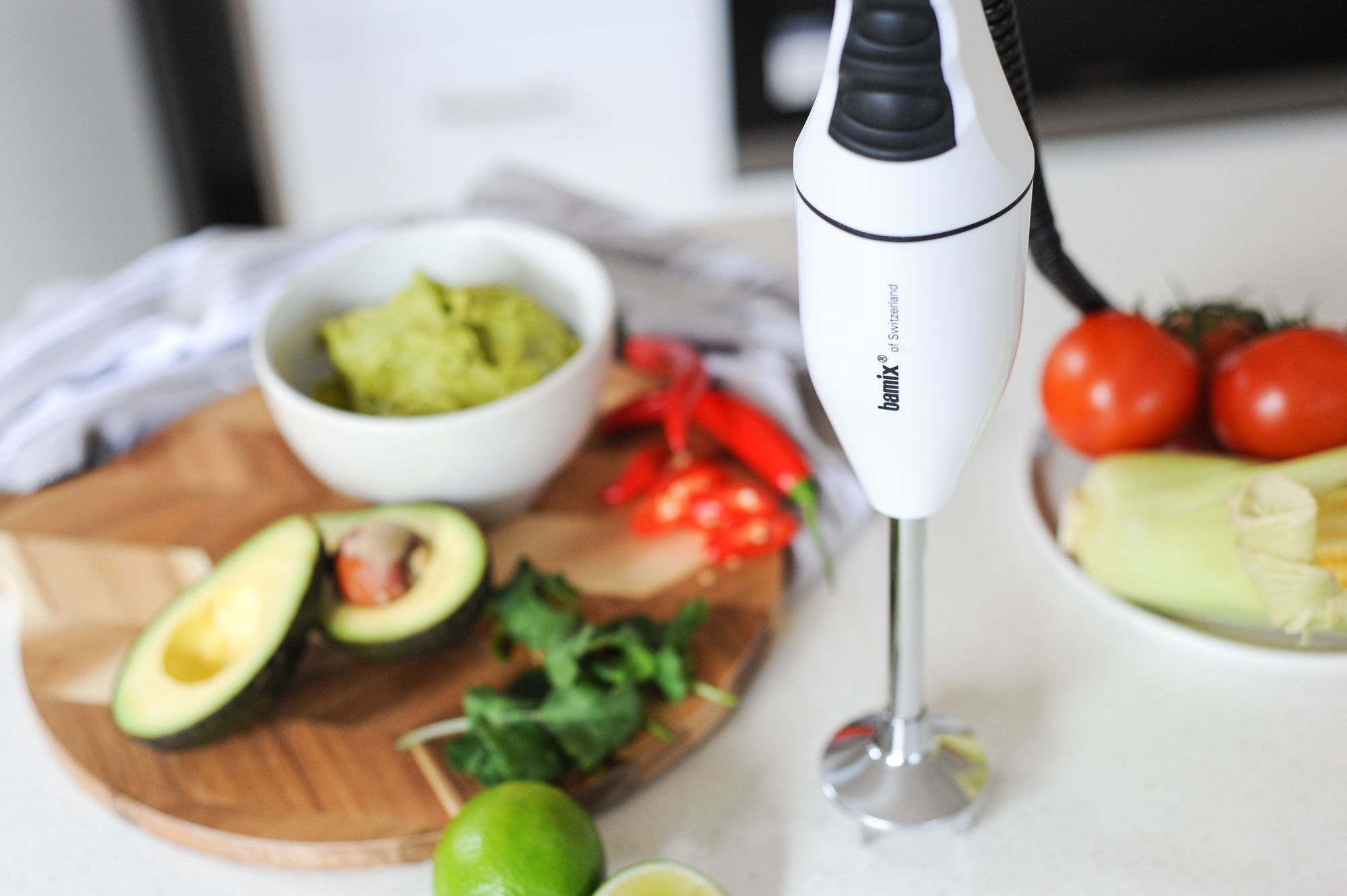 Bamix Classic Immersion Blender 140W White