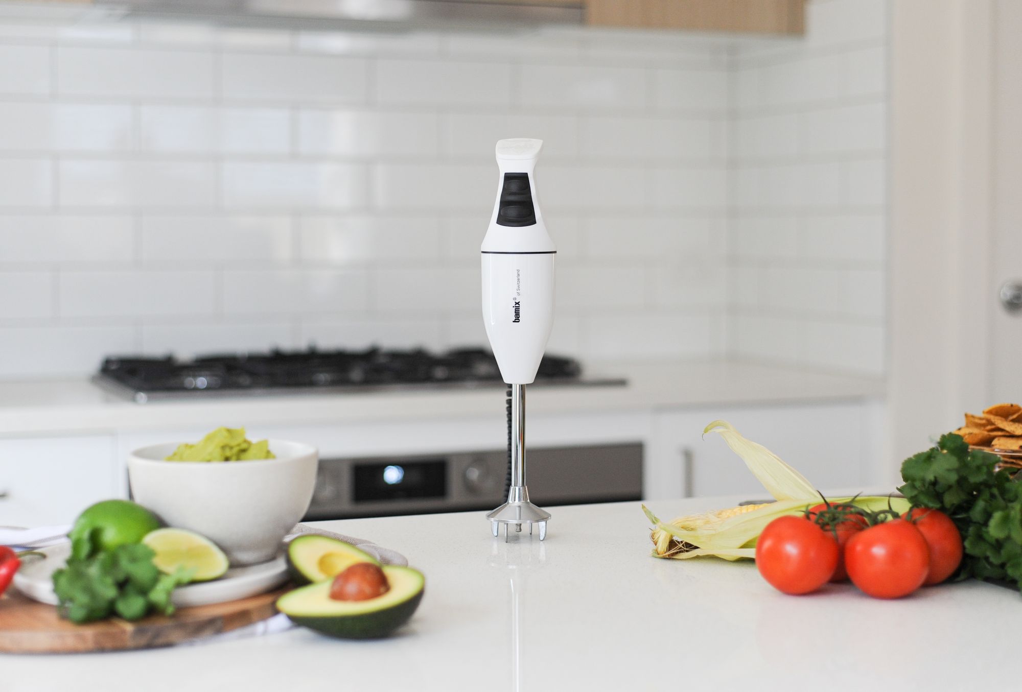 Bamix Classic Immersion Blender 140W White