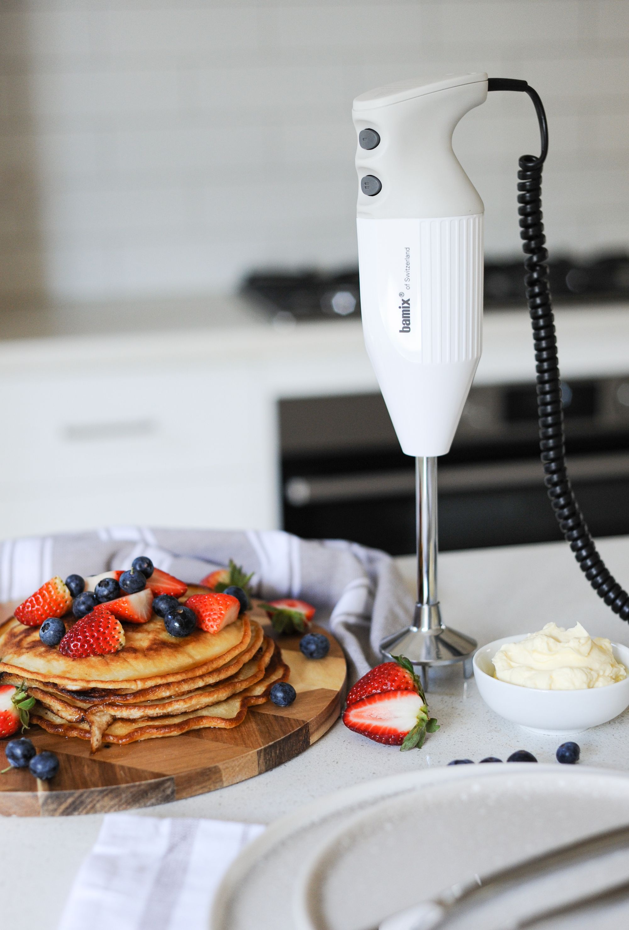 Bamix Mono Immersion Blender 140W White