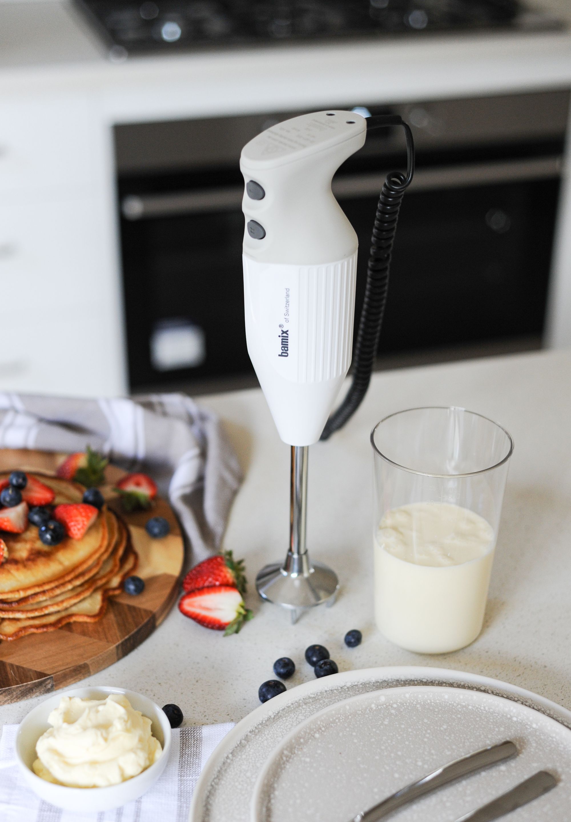 Bamix Mono Immersion Blender 140W White